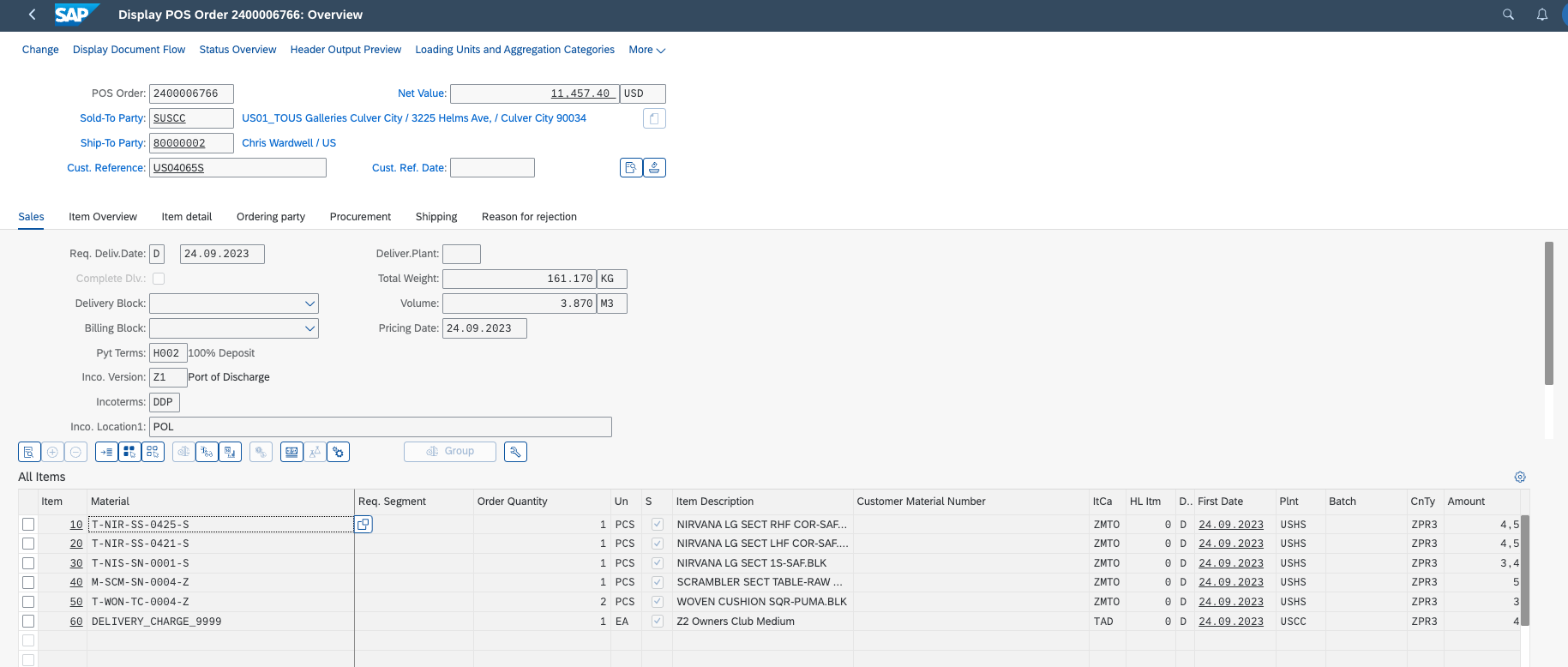 SAP-SD: Seperate create DN for one or certain SO lines, not for the ...
