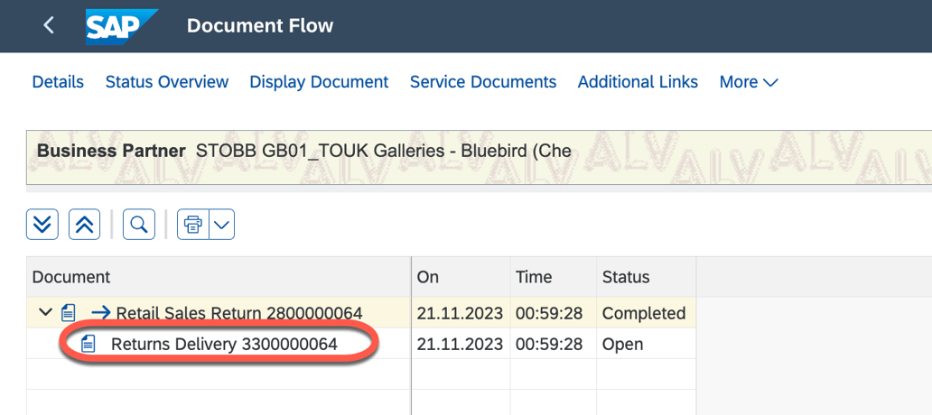 SAP-SD: NCR Return Delivery note PGR - Post Goods Receipt