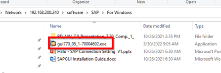 SAP GUI client Install Instructions
