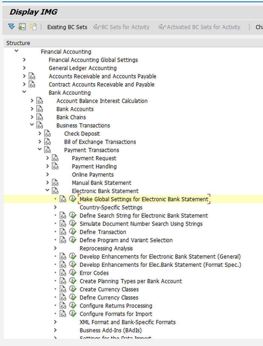 SAP-FICO Assign Bank Accounts to Transaction Types