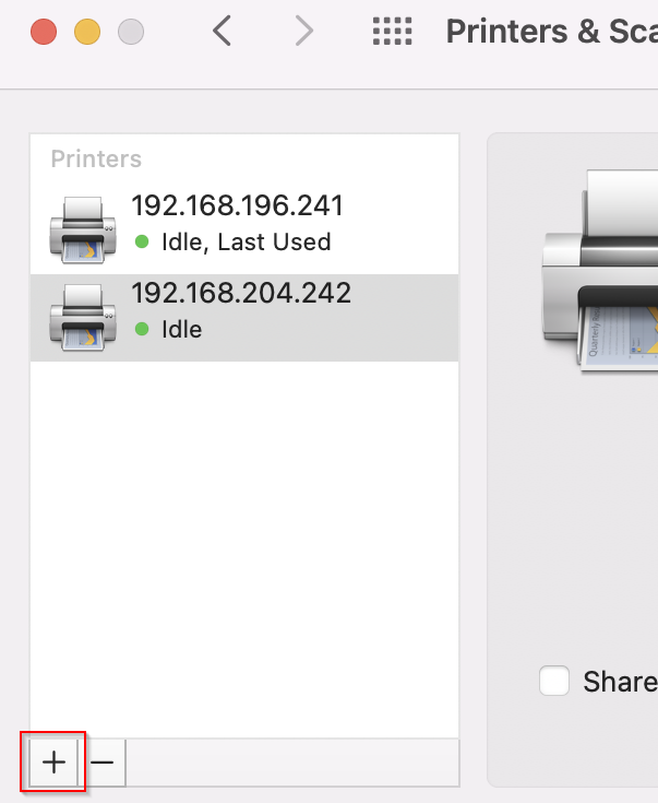 HSS Printer Installation Guide